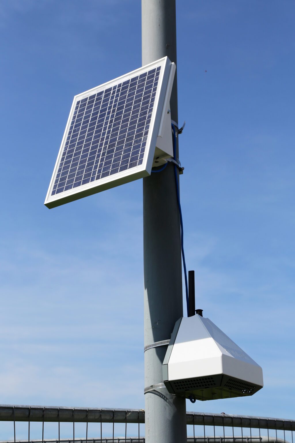 AQMesh air quality monitoring systems for fenceline monitoring